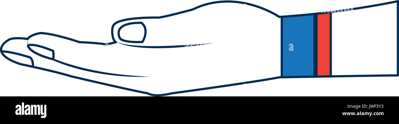 human hand support help gesture image Stock Vector Image & Art - Alamy