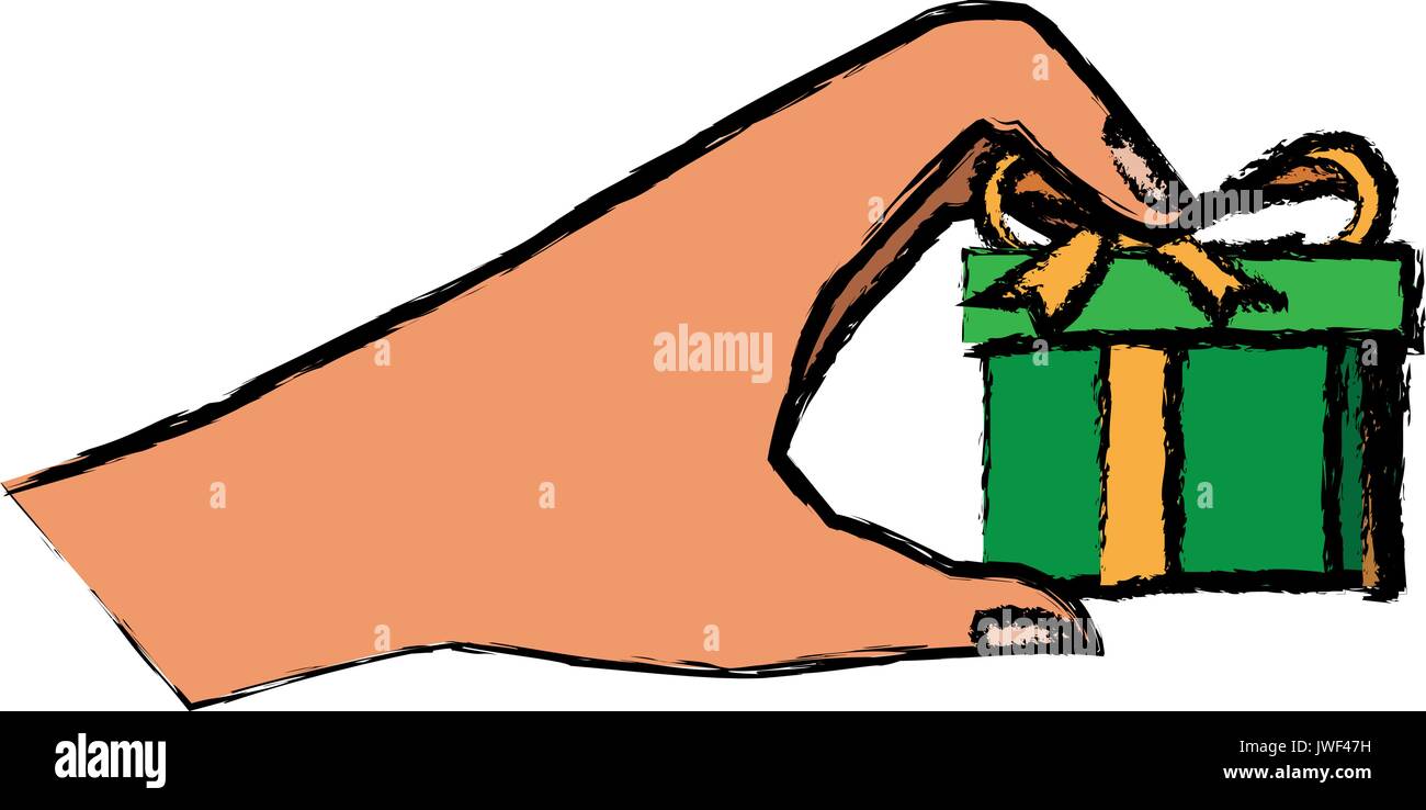 Beautiful wrapped gift birthday Stock Vector Images - Alamy