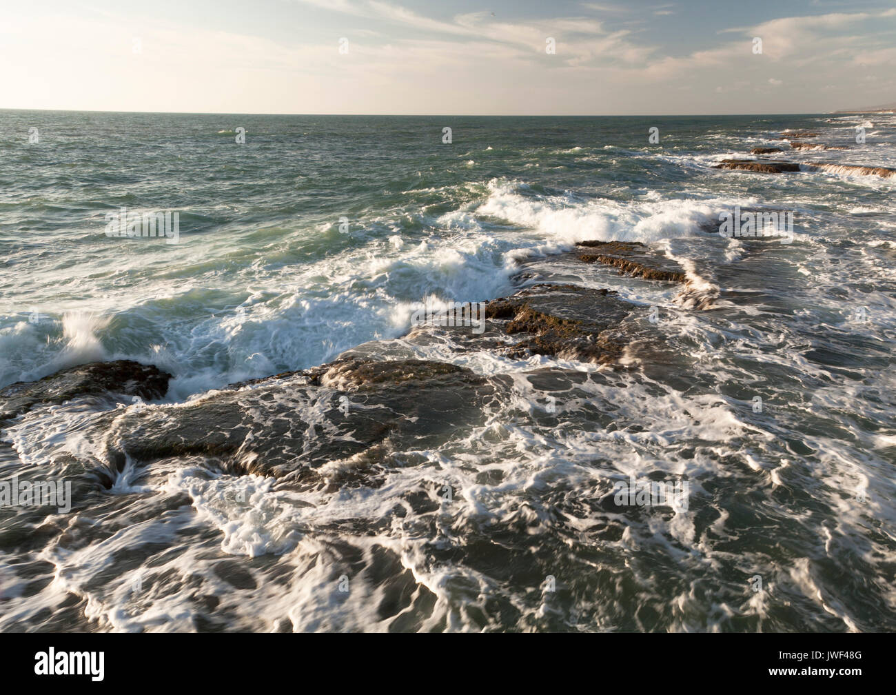 Amazing Seascapes in Israel Views of the Holy Land Stock Photo - Alamy