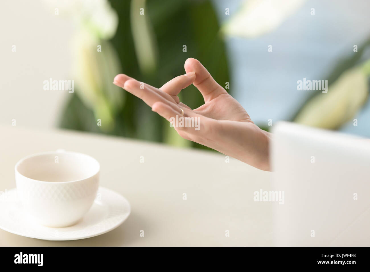 Hand gesture mudra hi-res stock photography and images - Alamy