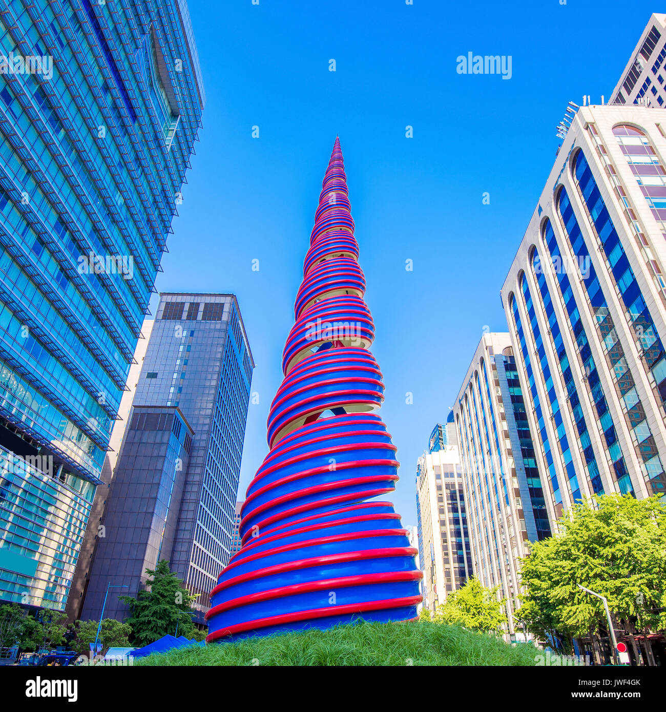 Cheonggyecheon stream in Seoul, South Korea Stock Photo - Alamy