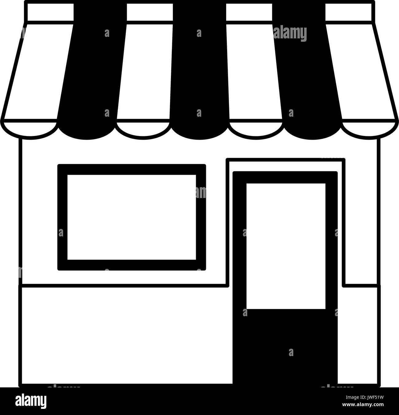 shopping store market commercial concept vector illustration Stock ...