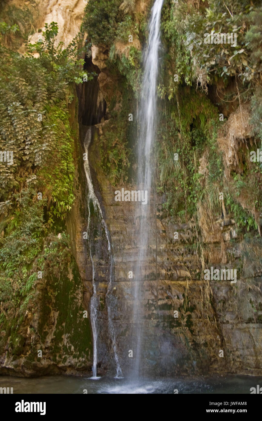 Waterfalls in Israel, Views of the Holy Land Stock Photo - Alamy