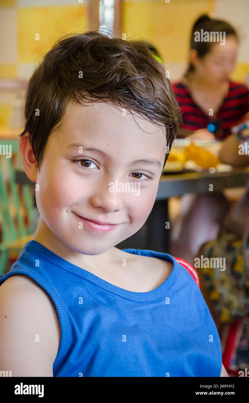 A portrait of a young boy Stock Photo - Alamy