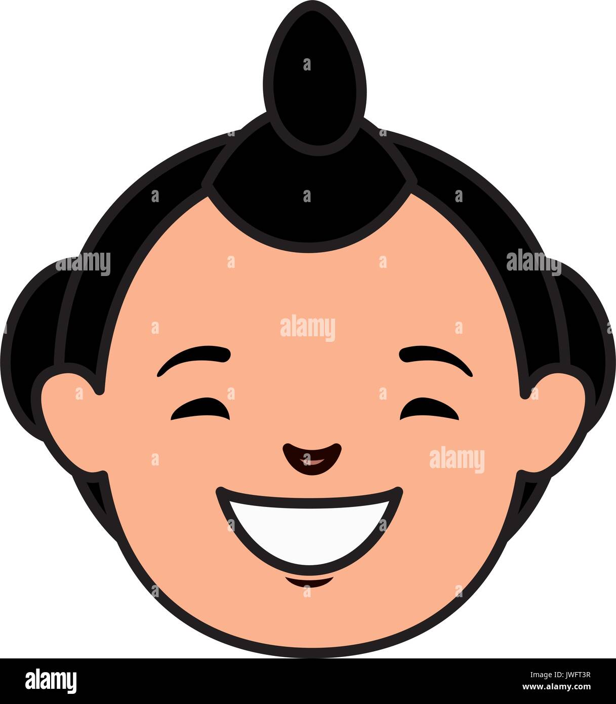 man japanese avatar character vector illustration design Stock Vector ...
