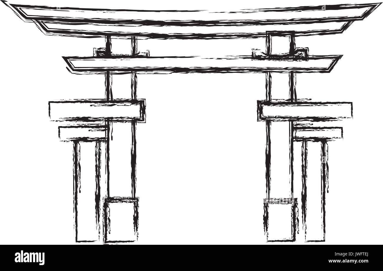 Temple visit japan Stock Vector Images - Alamy