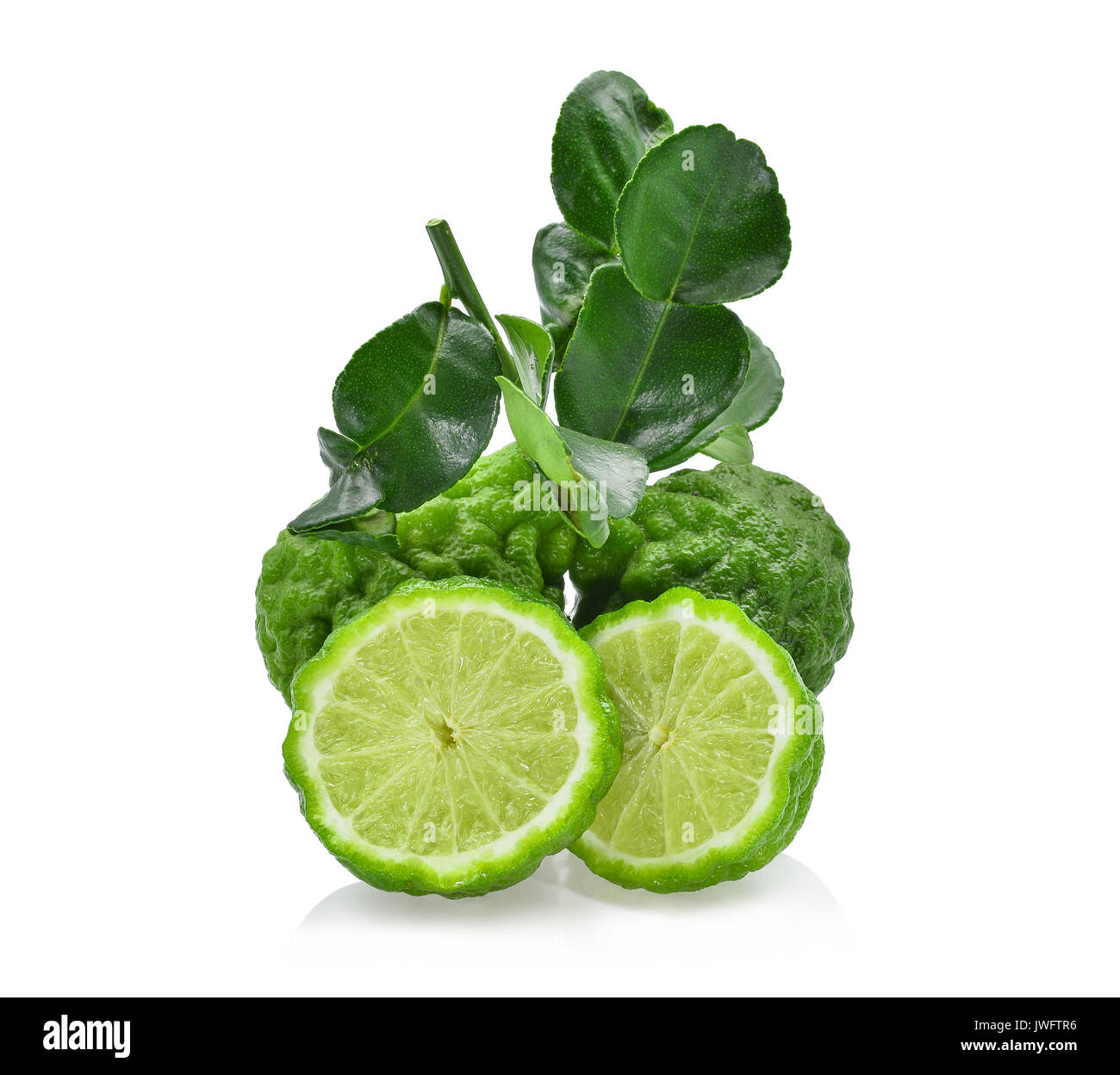 fresh bergamot isolated on white background Stock Photo - Alamy