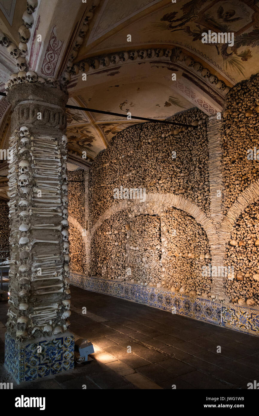Capela dos Ossos or Chapel of Bones - is one of the best known ...