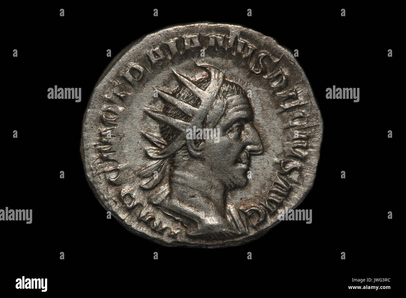 Roman silver coins, denarius Stock Photo - Alamy
