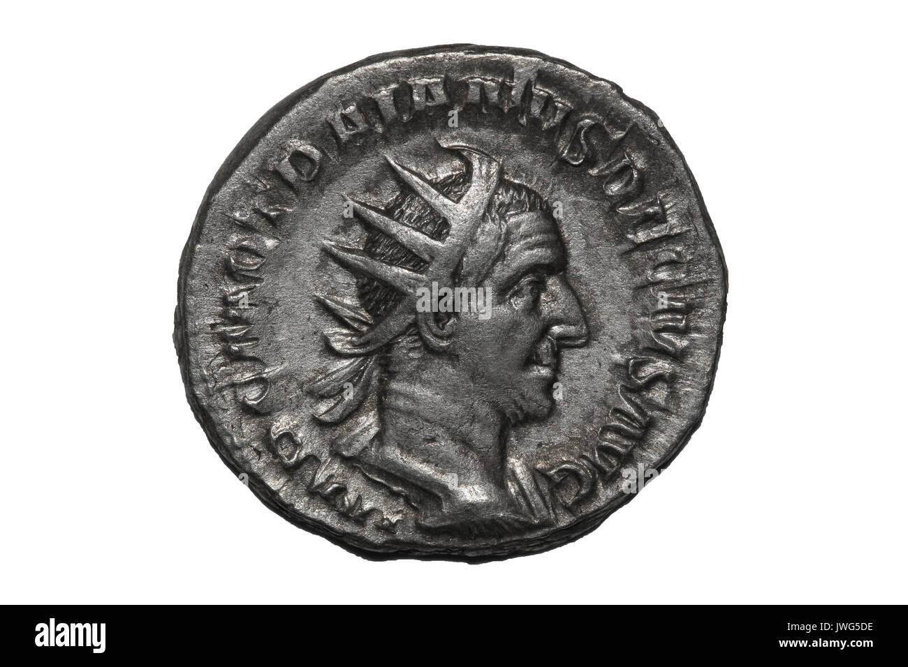 Roman denarius coin Cut Out Stock Images & Pictures - Alamy