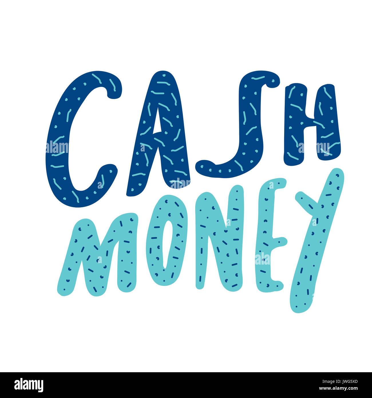 Cash typography hi-res stock photography and images - Alamy