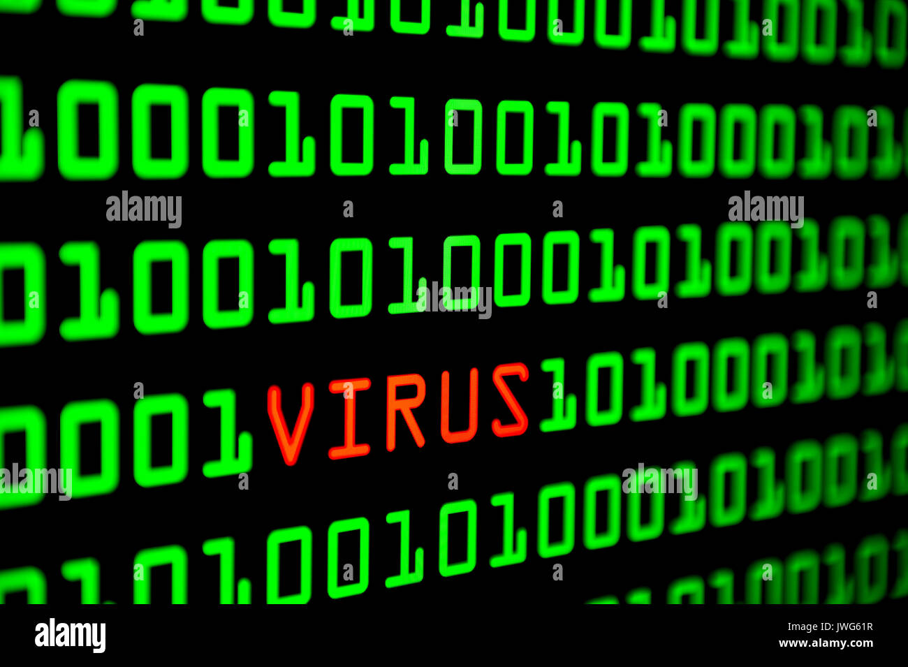 Binary Code Infected With Virus High Resolution Stock Photography and ...