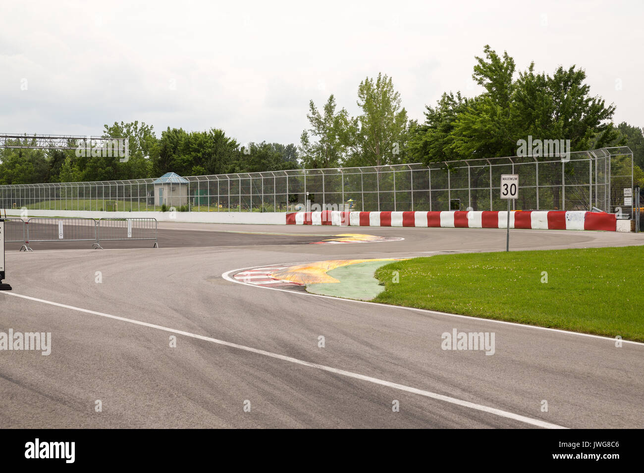 Circuit Gilles Villeneuve in Montreal Quebec Canada on Parc Jean ...