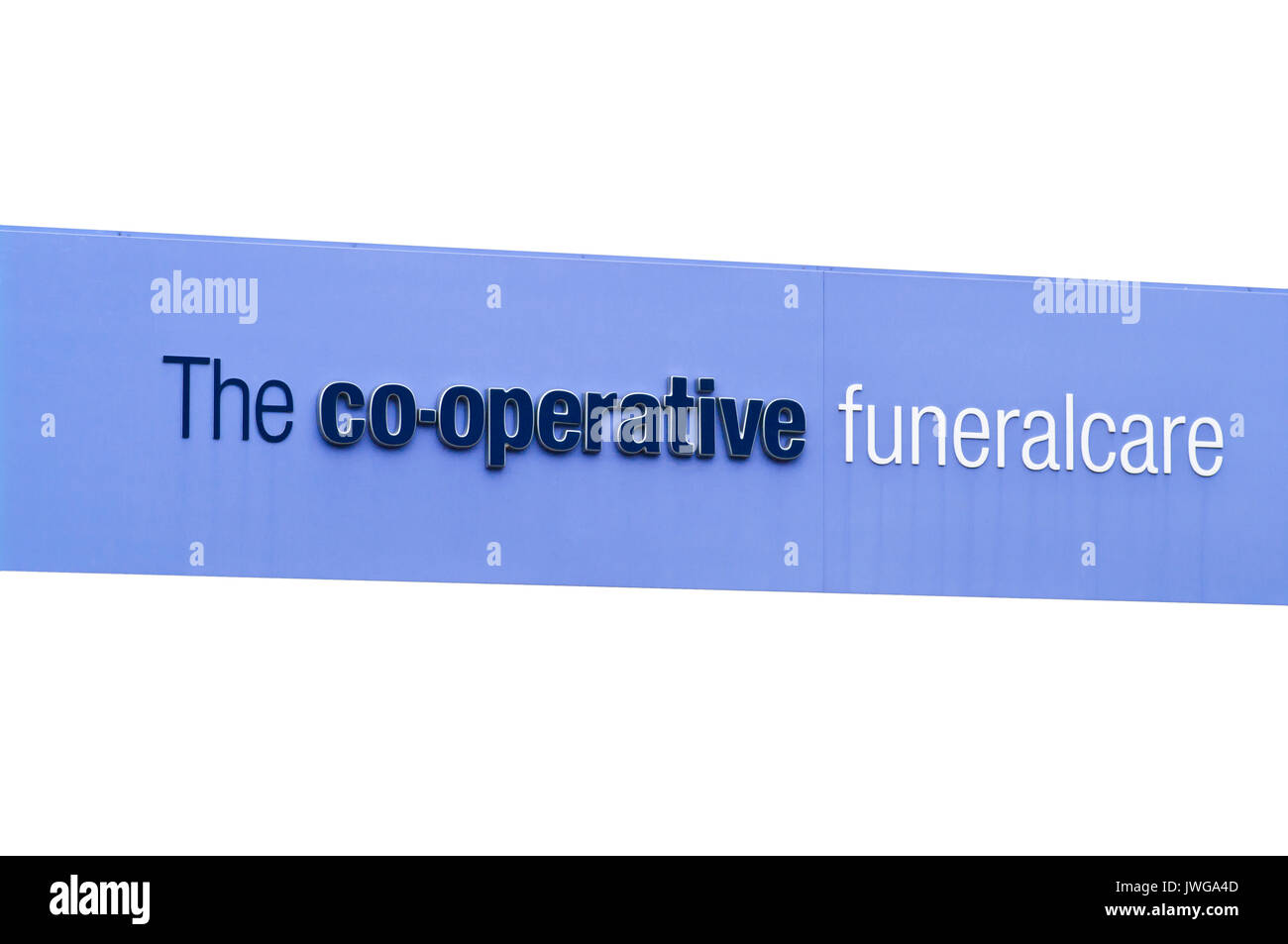 The Co Operative Funeral Care Sign Stock Photo - Alamy