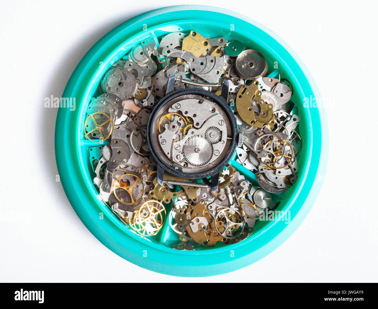Disassembled watch hi-res stock photography and images - Alamy