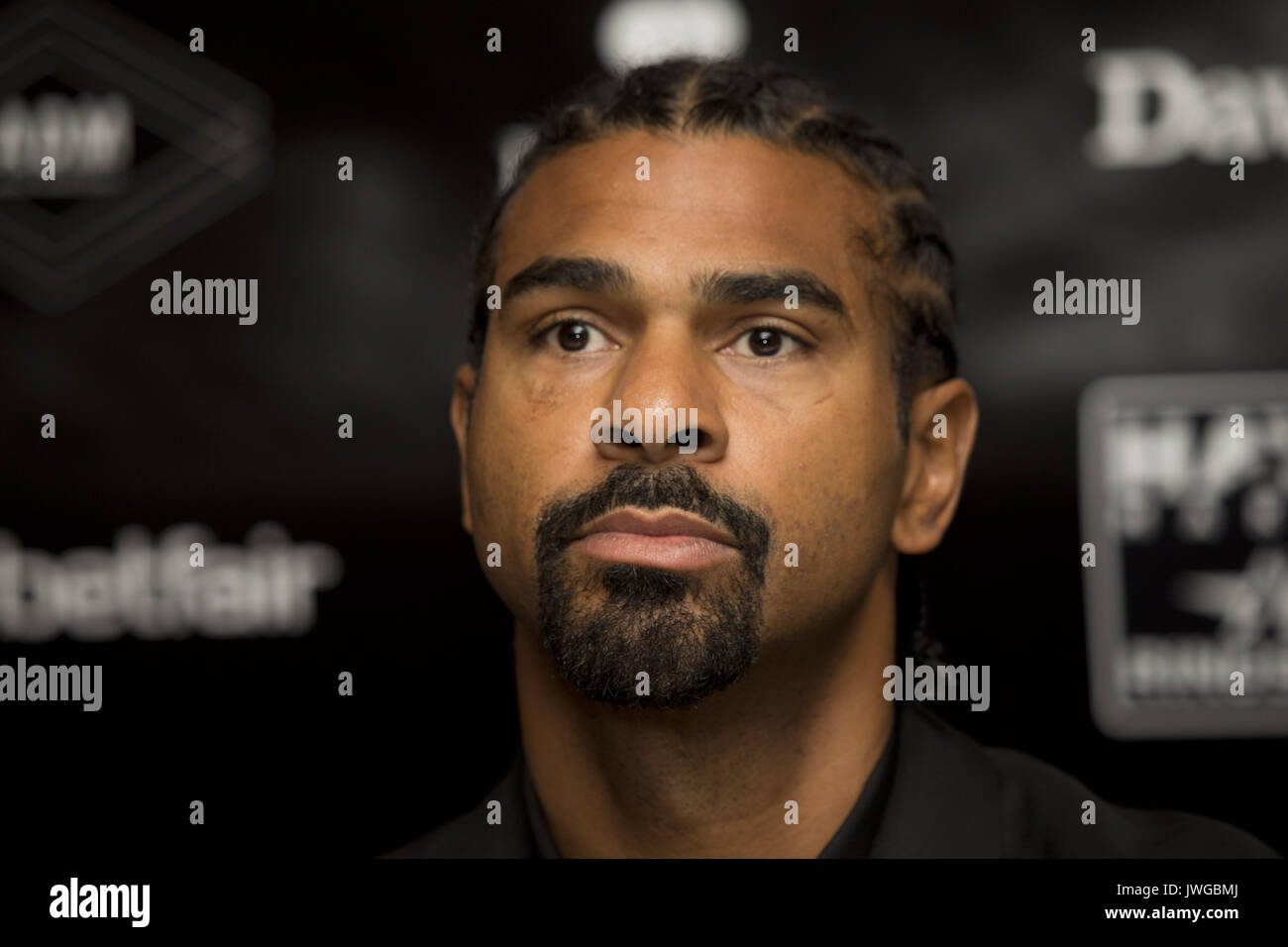 British boxer David Haye who's won the major world cruiserweight titles ...