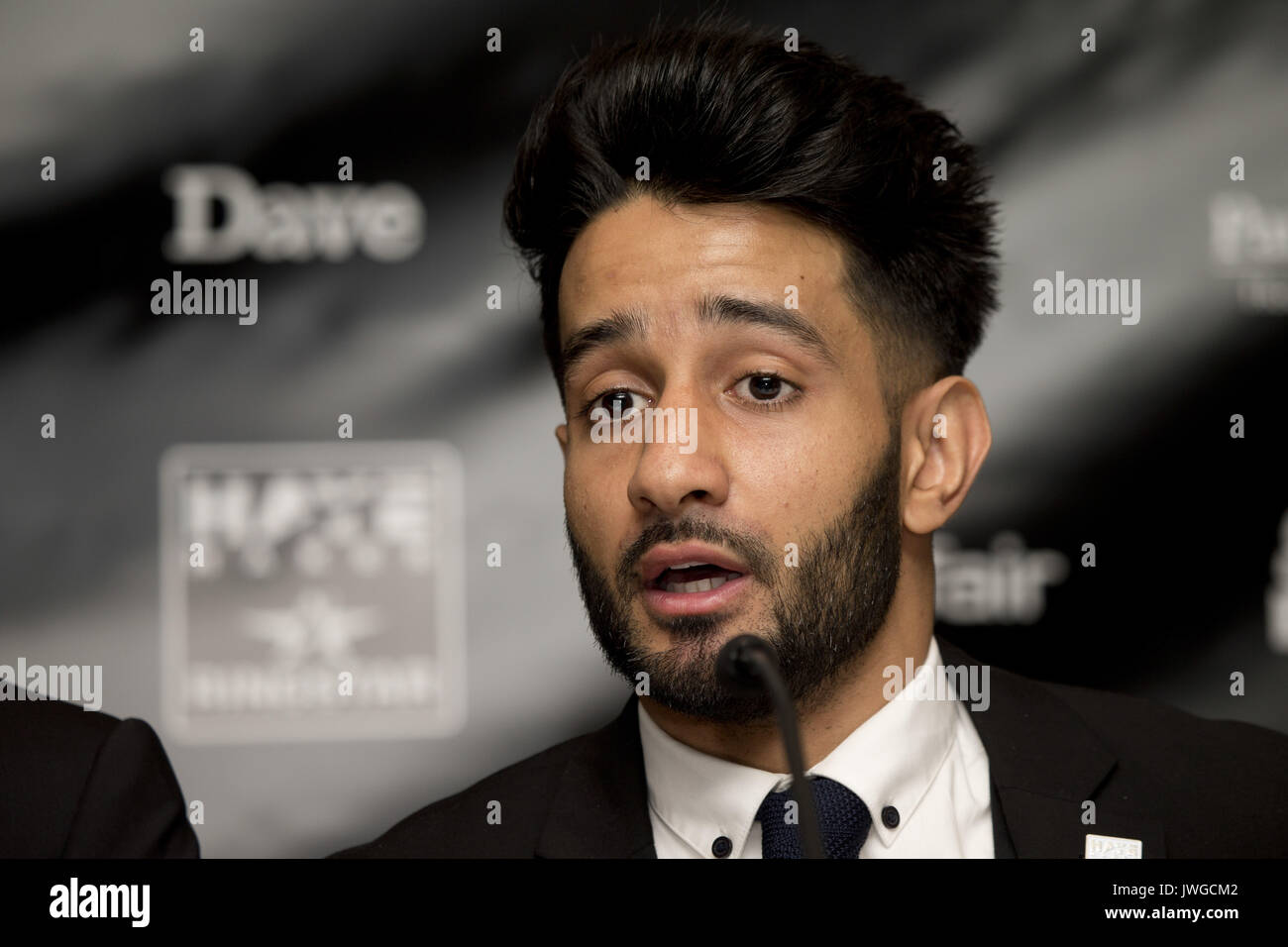 British boxer David Haye who's won the major world cruiserweight titles ...