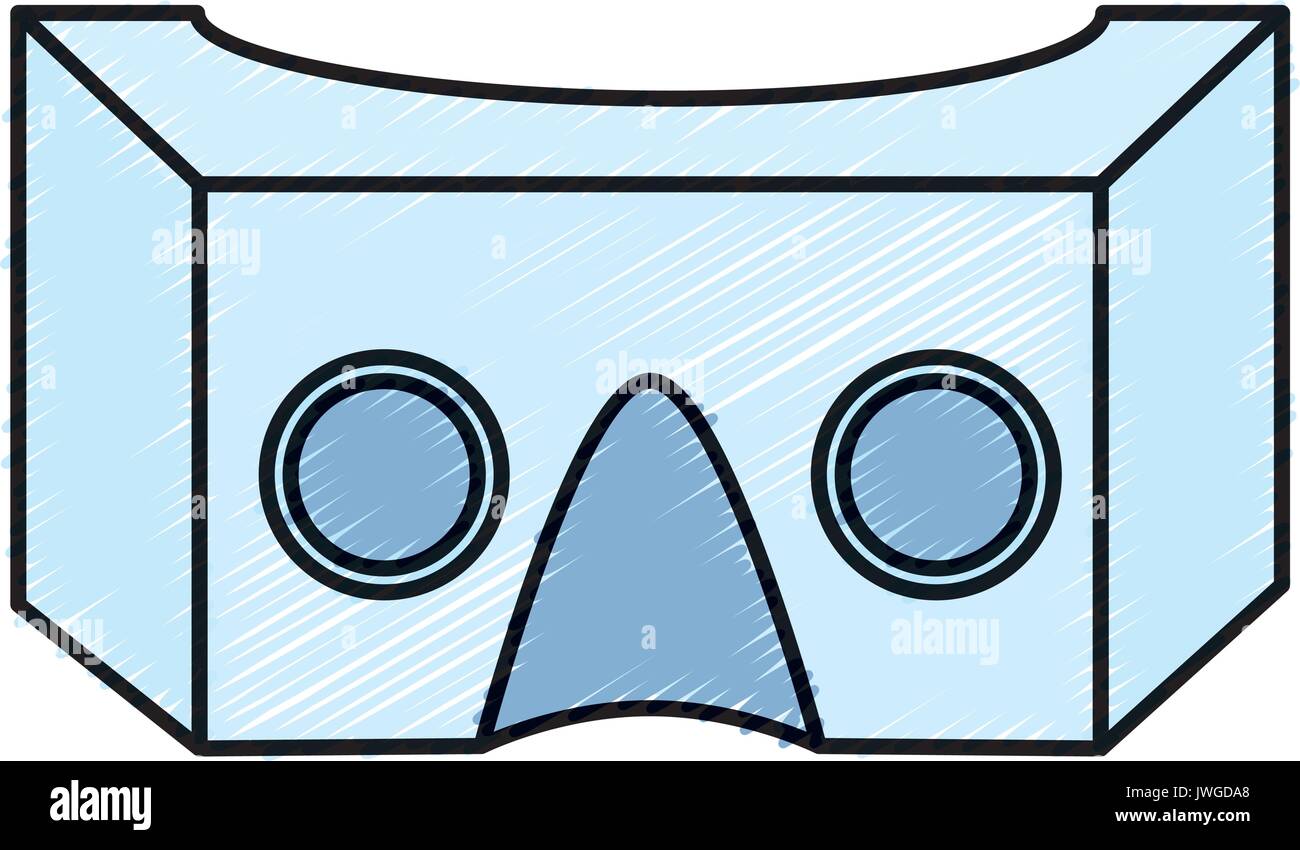 reality virtual mask technology vector illustration design Stock Vector ...