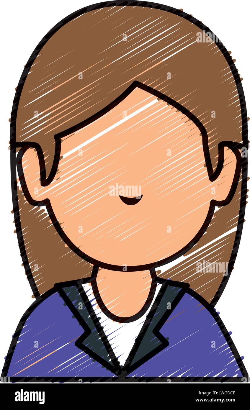 beautiful woman avatar character vector illustration design Stock ...