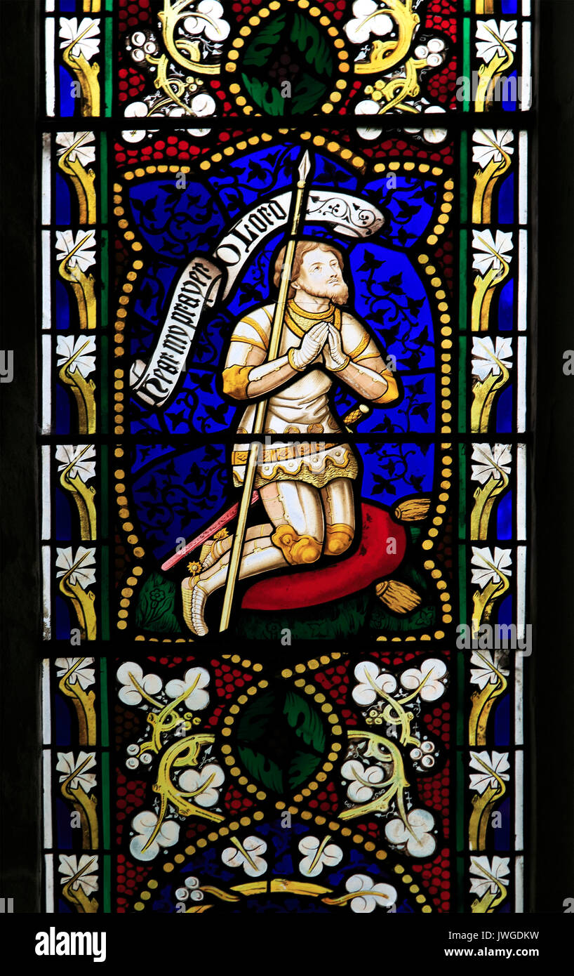 Church of Saint Mary Magdalene stained glass window, Thornham Magna ...