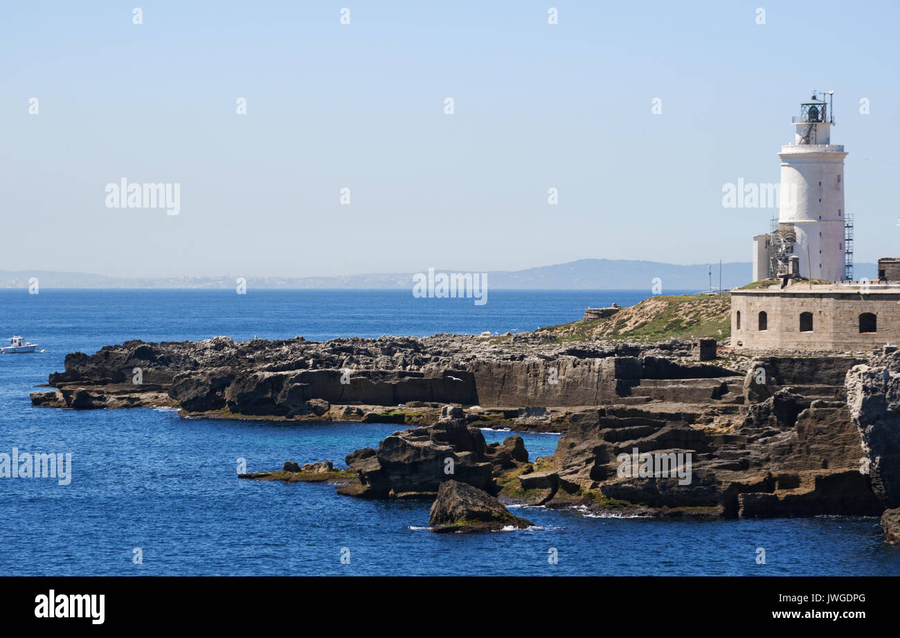 Tarifa, Spain, Europe: the lighthouse of Punta de Tarifa, the ...