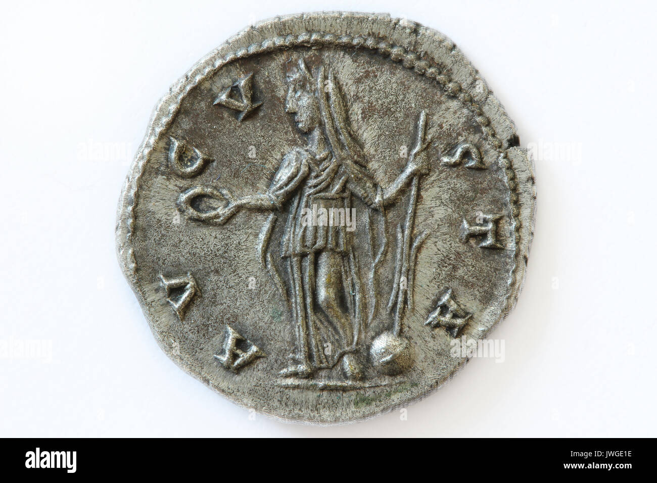 Roman silver coin, denarius Stock Photo - Alamy