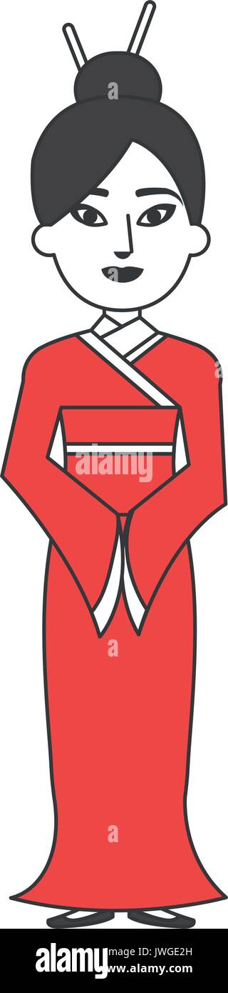 japanese woman avatar character Stock Vector Image & Art - Alamy