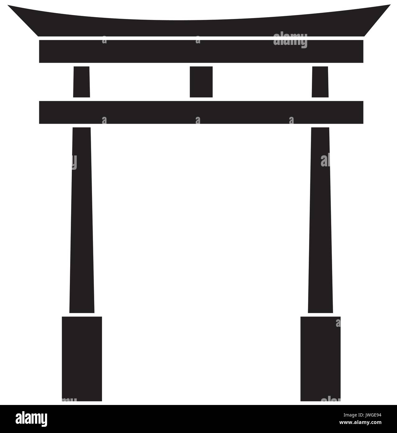 japanese portal isolated icon Stock Vector Image & Art - Alamy