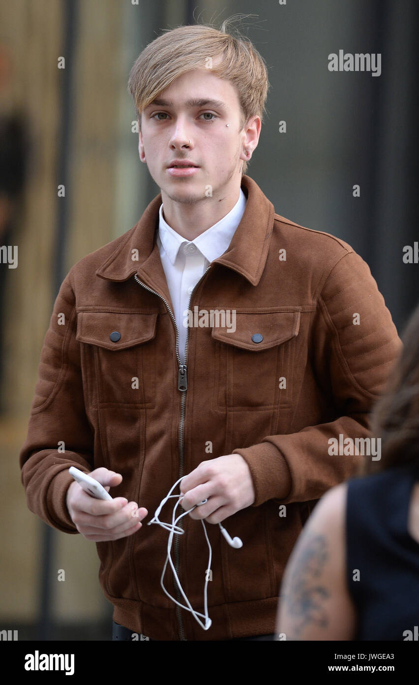 Charlie Alliston, 20, arrives at the Old Bailey in London, where he is ...