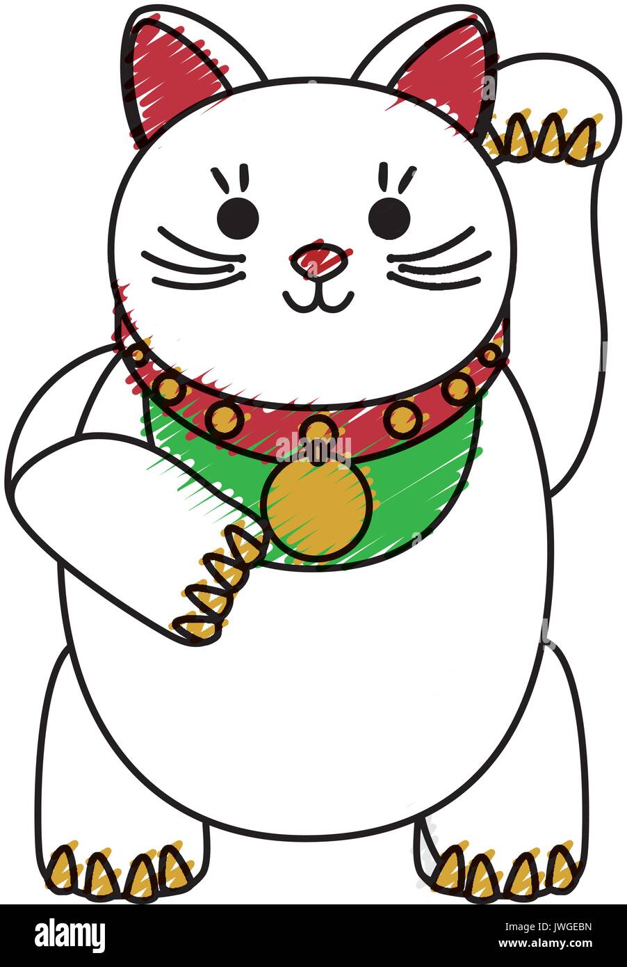 Japanese folklore character Stock Vector Images - Alamy