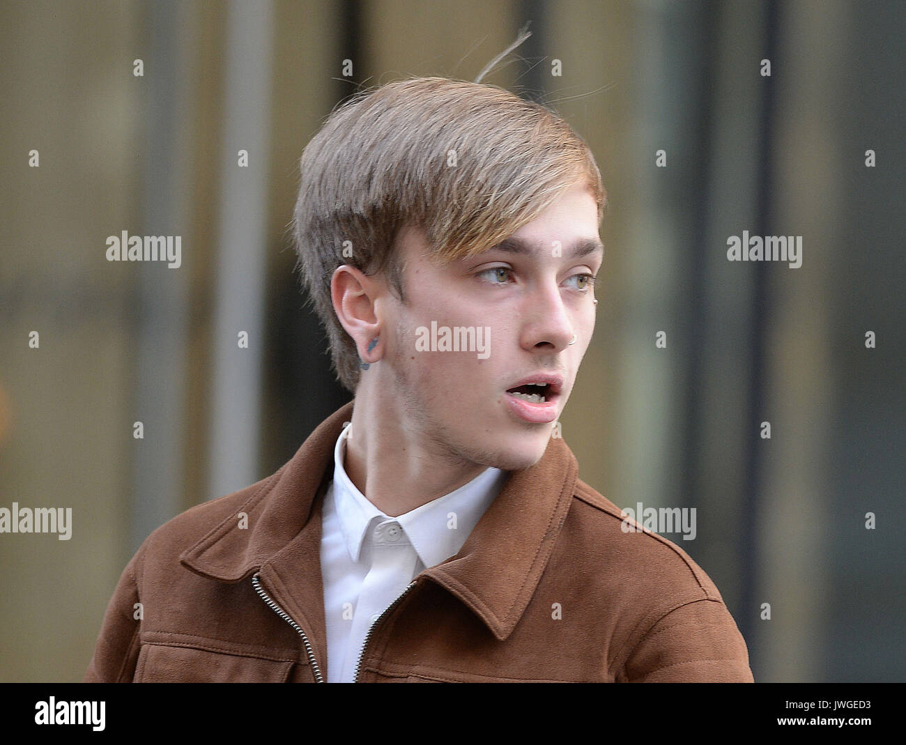 Charlie Alliston, 20, arrives at the Old Bailey in London, where he is ...
