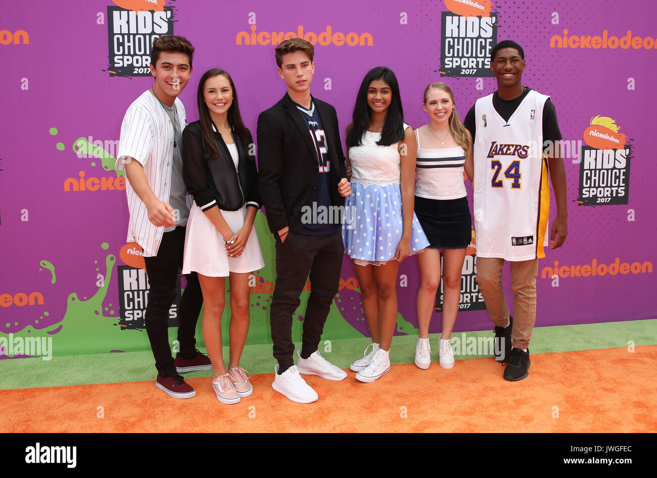 Nickelodeon Kids' Choice Sports Awards 2017 Featuring: Kyson Facer ...