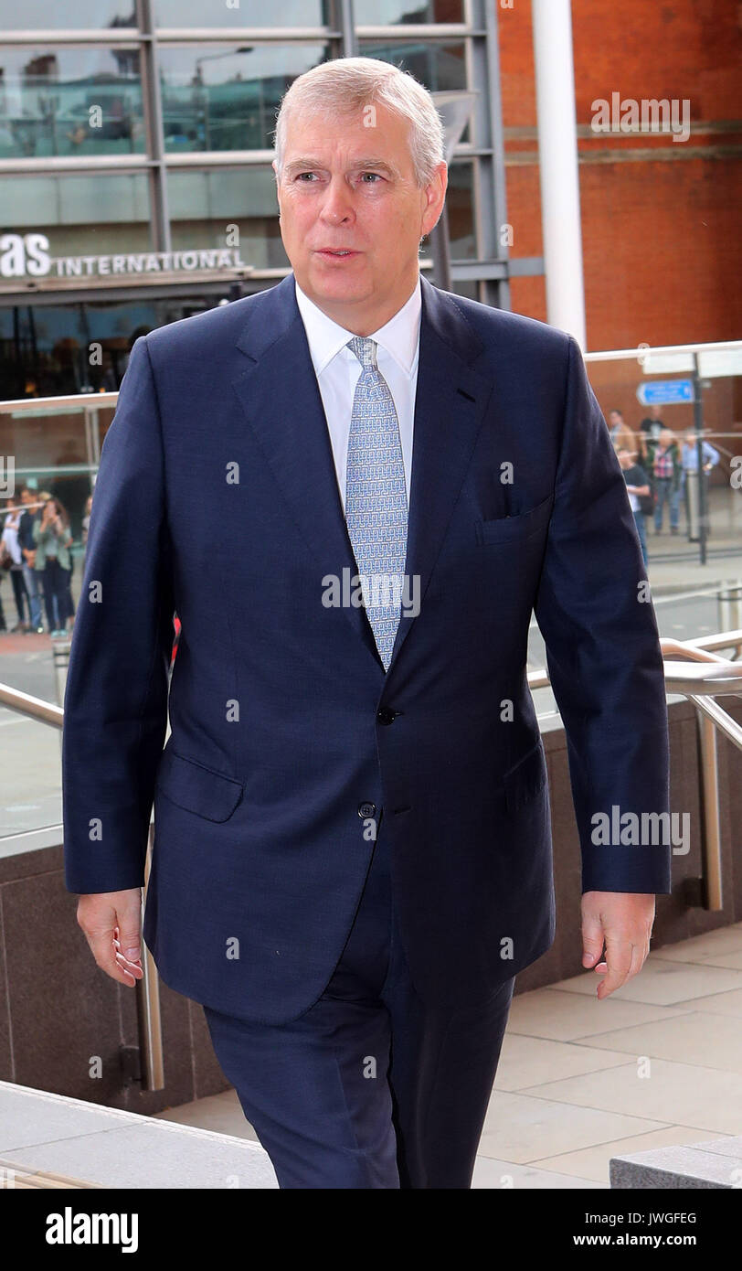 King Felipe VI and Queen Letizia of Spain, accompanied by Prince Andrew ...