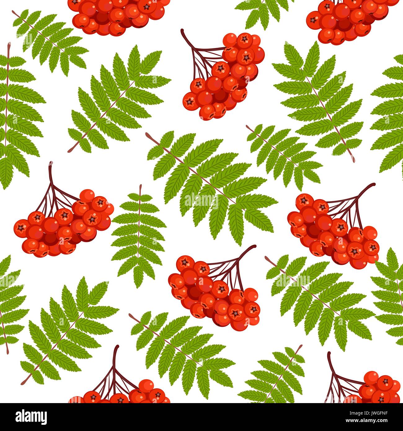 Beautiful bright autumn pattern Stock Vector Images - Alamy