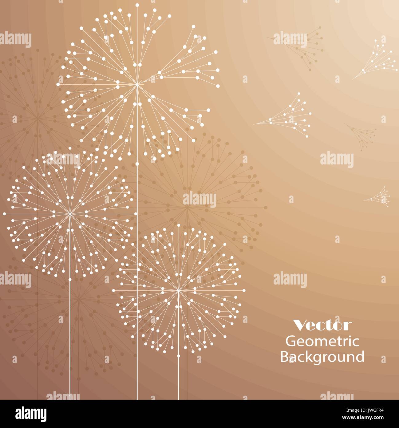 Geometric pattern with connected lines and dots Stock Vector Image ...