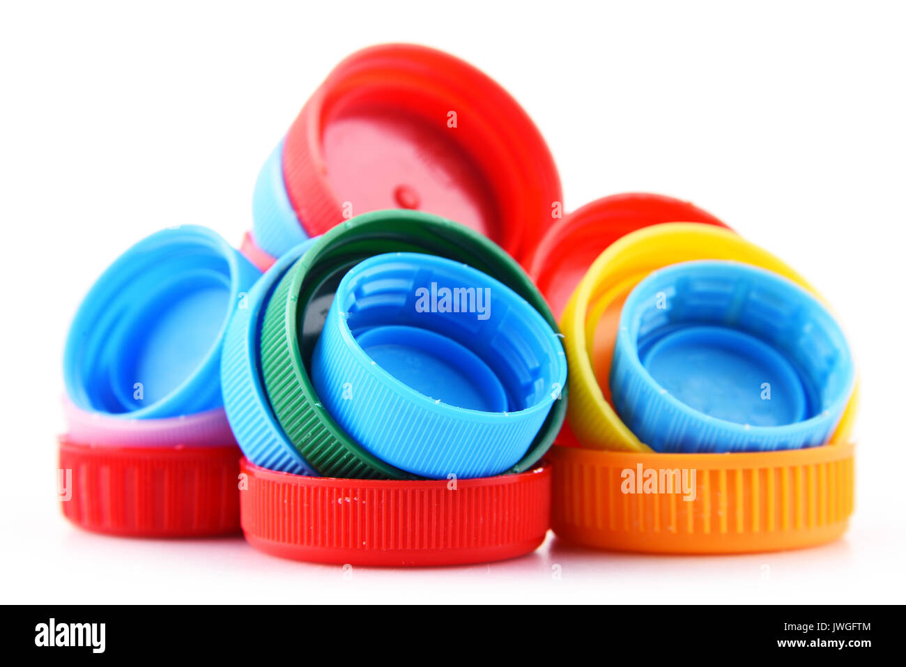 Plastic bottles caps hi-res stock photography and images - Alamy