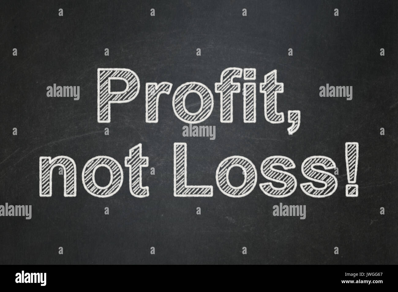 Profit loss chalkboard hi-res stock photography and images - Alamy
