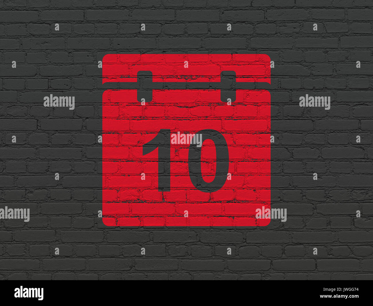 Timeline concept: Calendar on wall background Stock Photo - Alamy