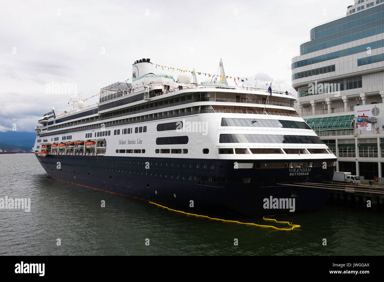 The Holland America Line Cruise Ship Volendam Berthed at the Port of ...