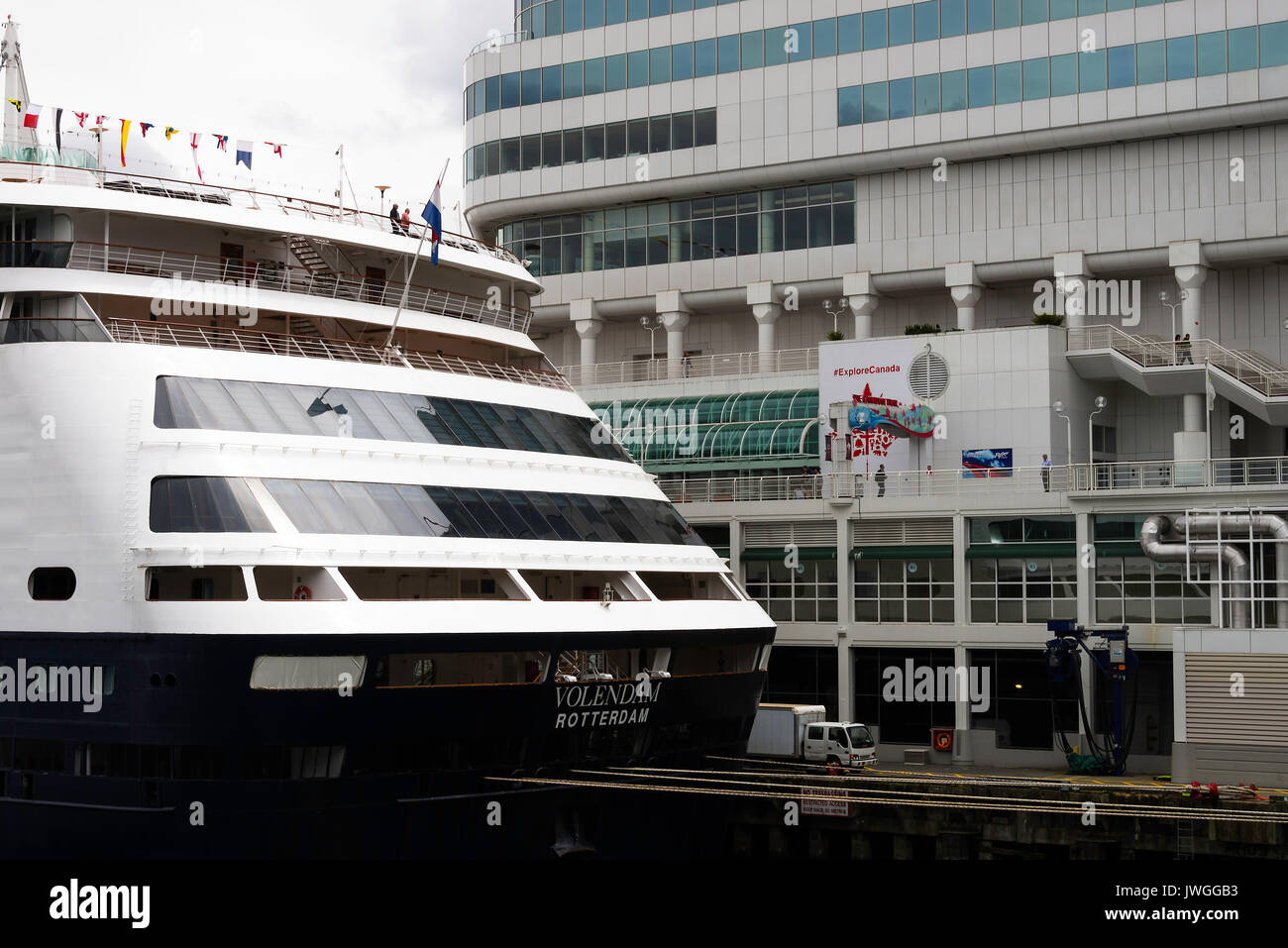 The Holland America Line Cruise Ship Volendam Berthed in the Port Of ...
