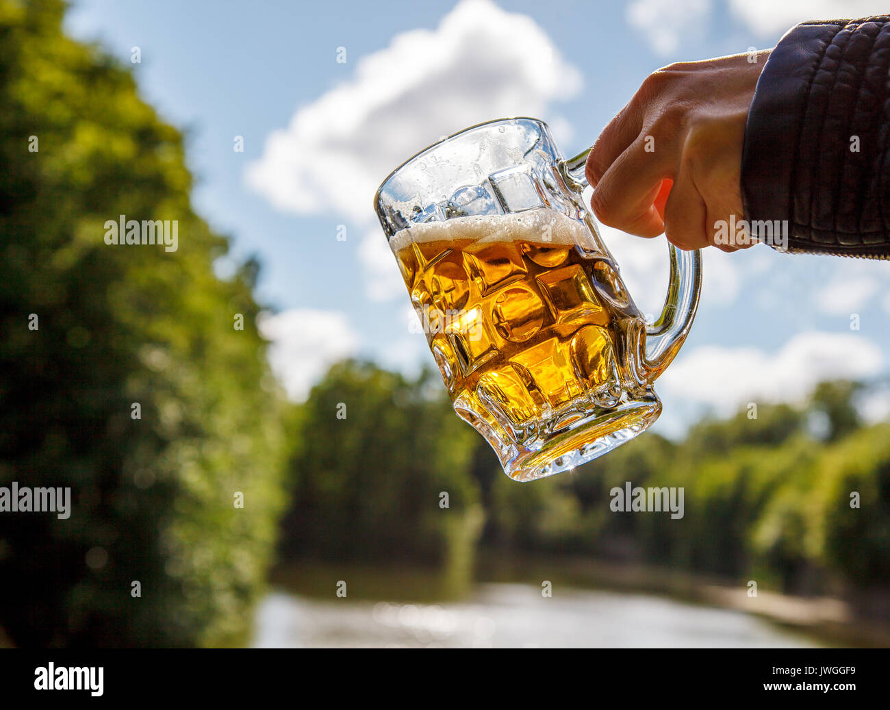 Beer Mug Hand High Resolution Stock Photography and Images - Alamy