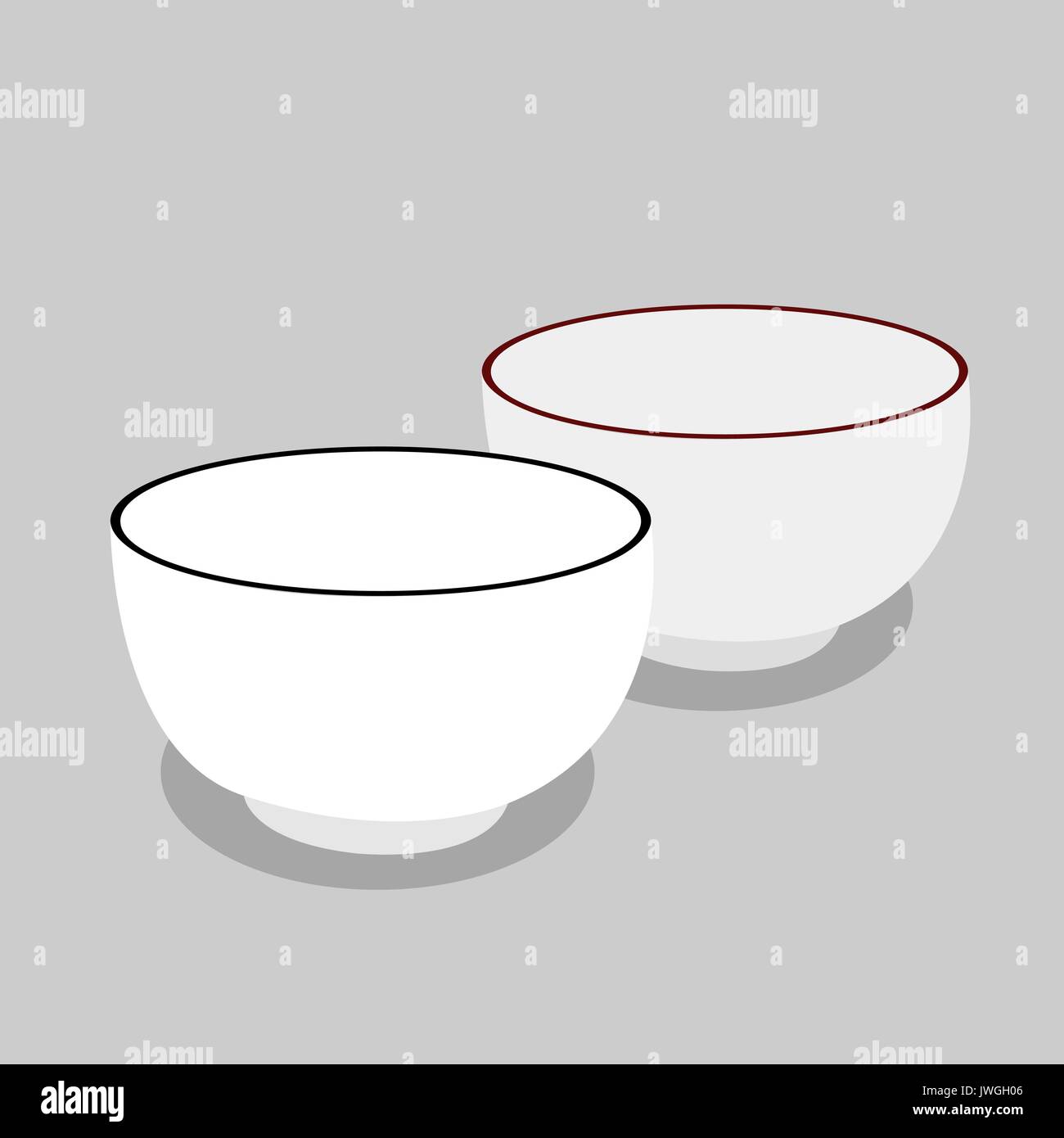 Chinese ceramics bowl Stock Vector Images - Alamy
