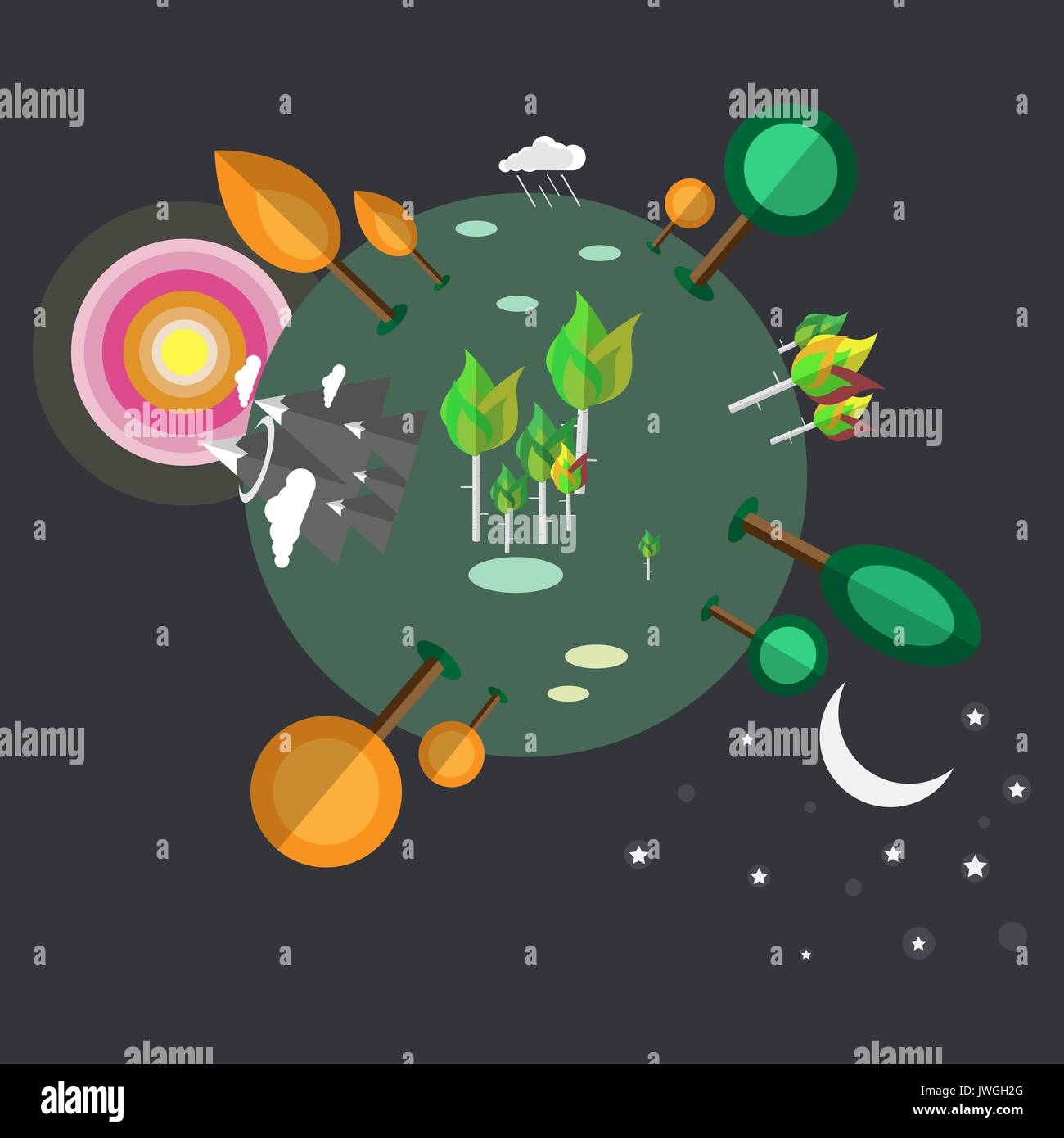 Global style icon Stock Vector Images - Alamy