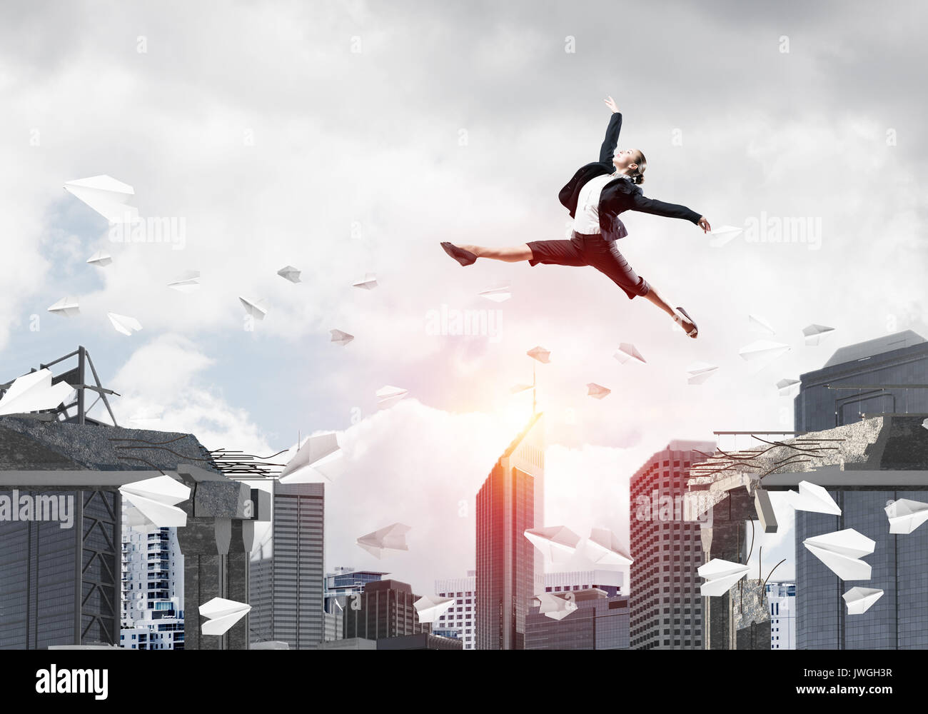 Problem and difficulties overcoming concept Stock Photo - Alamy