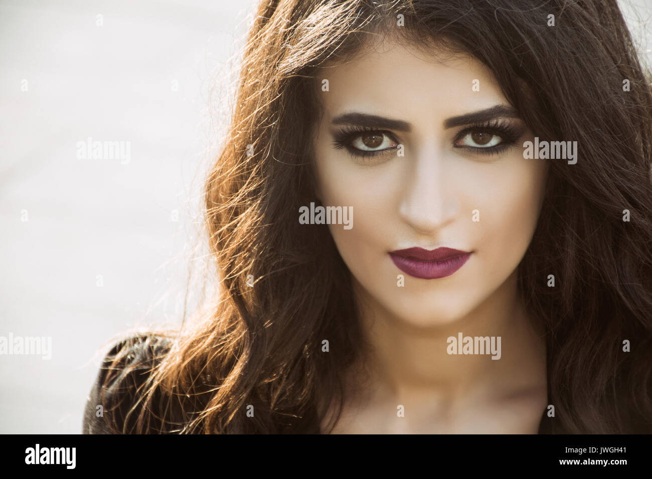 Closeup portrait serious young middle hi-res stock photography and ...