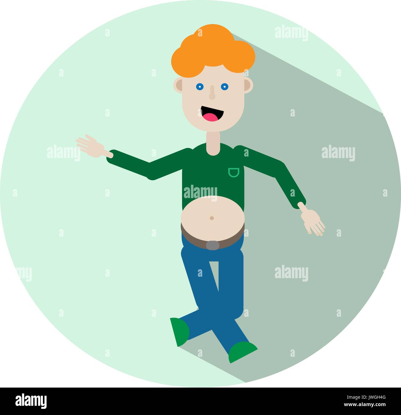 Irish people Stock Vector Images - Alamy