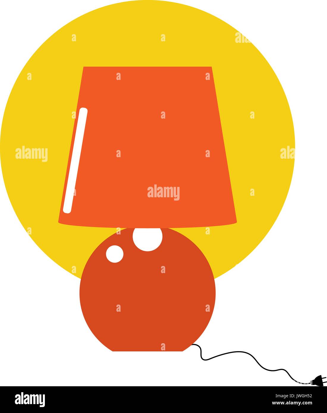 Illuminated lamp Stock Vector Images - Alamy