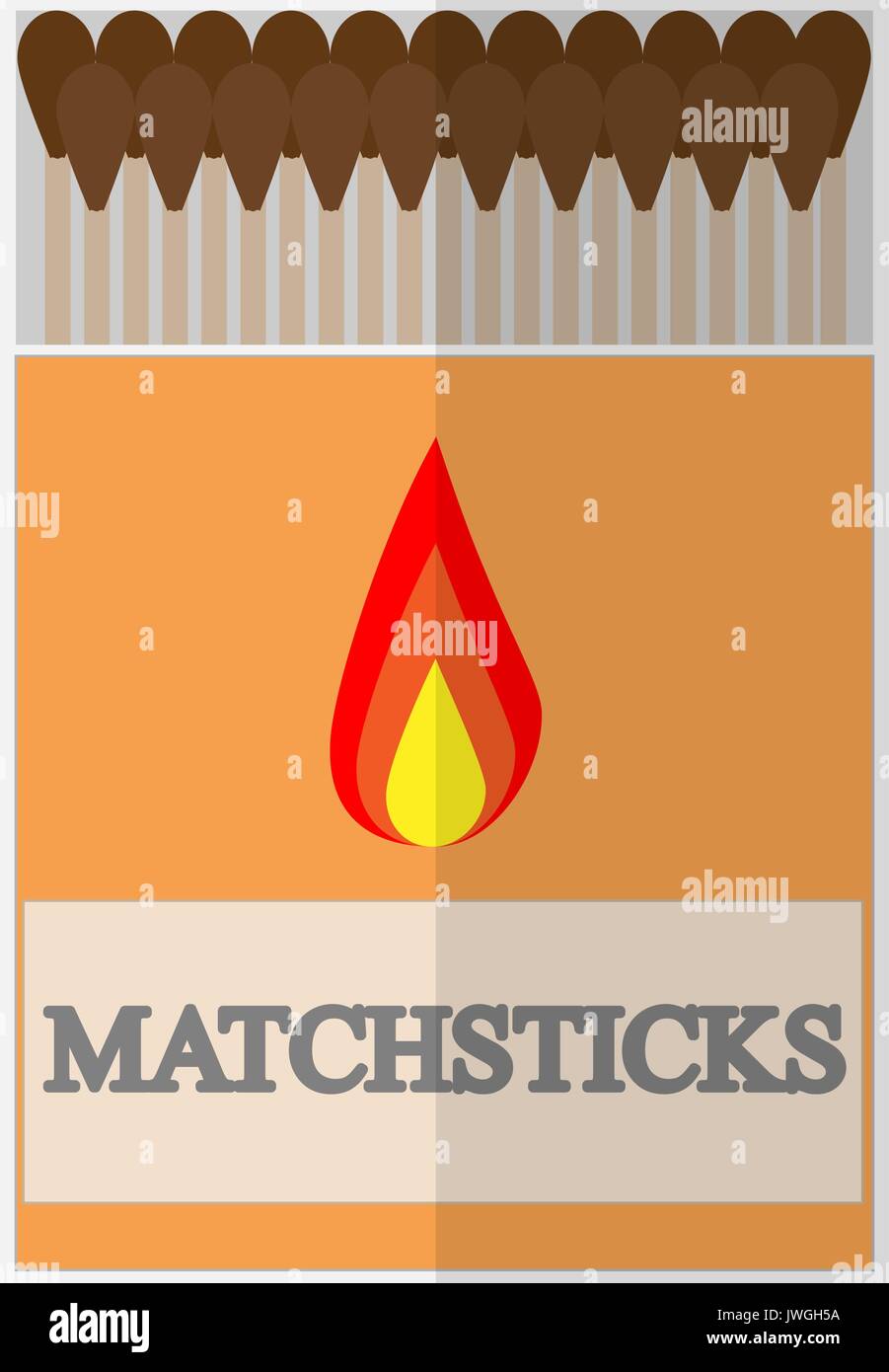 Matchstick vector vectors hi-res stock photography and images - Alamy