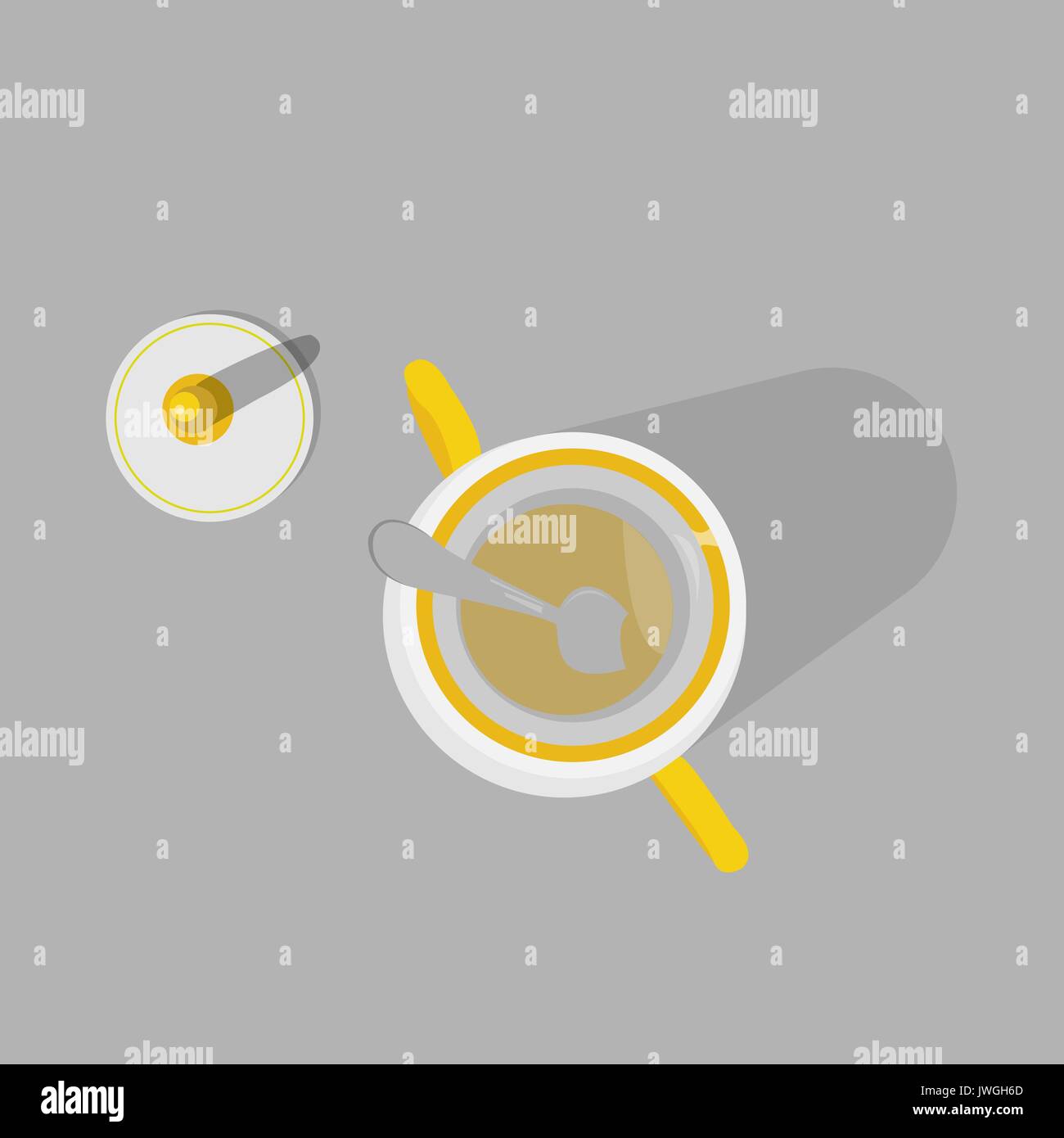 Bowl ceramic utensil kitchen Stock Vector Images - Alamy