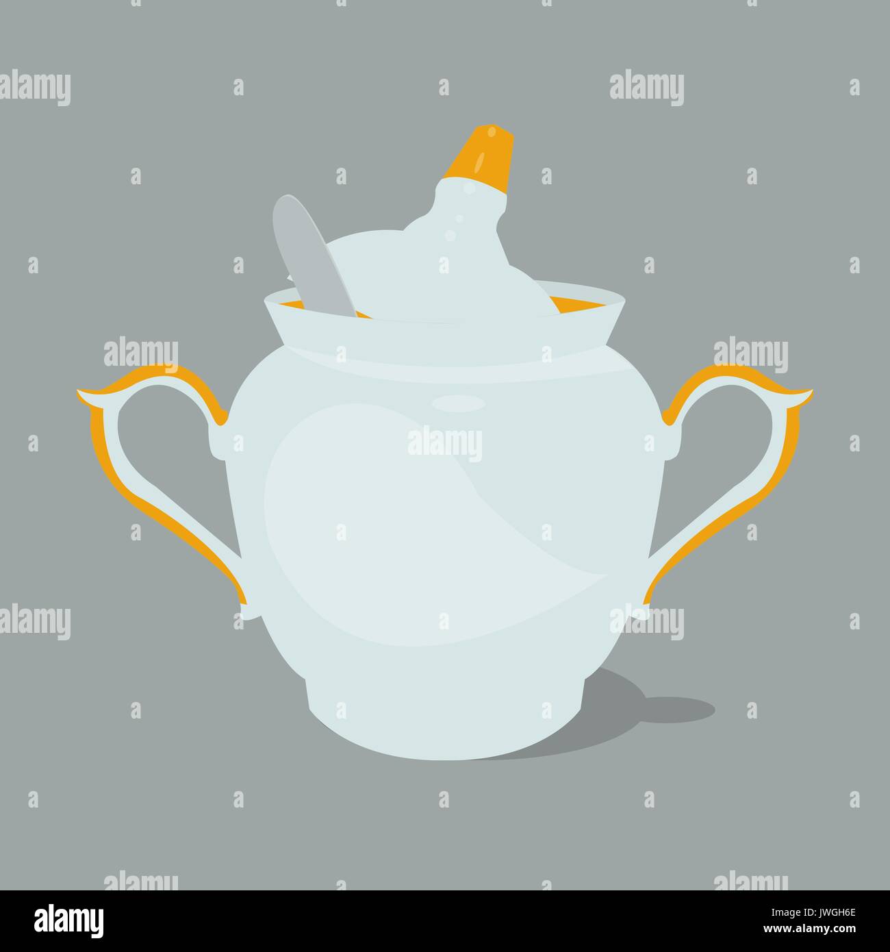 Porcelain bowl Stock Vector Images - Alamy